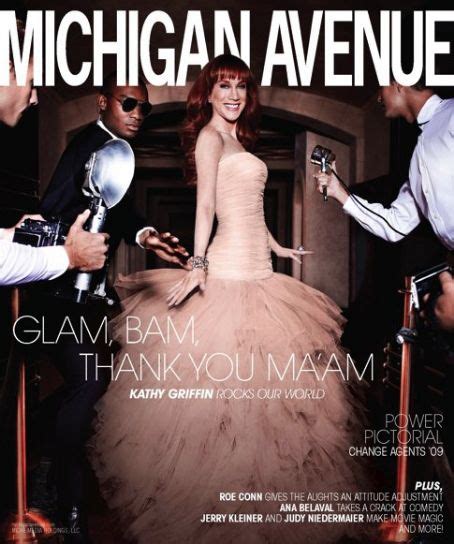 Kathy Griffin Michigan Avenue Magazine December 2009 Cover Photo