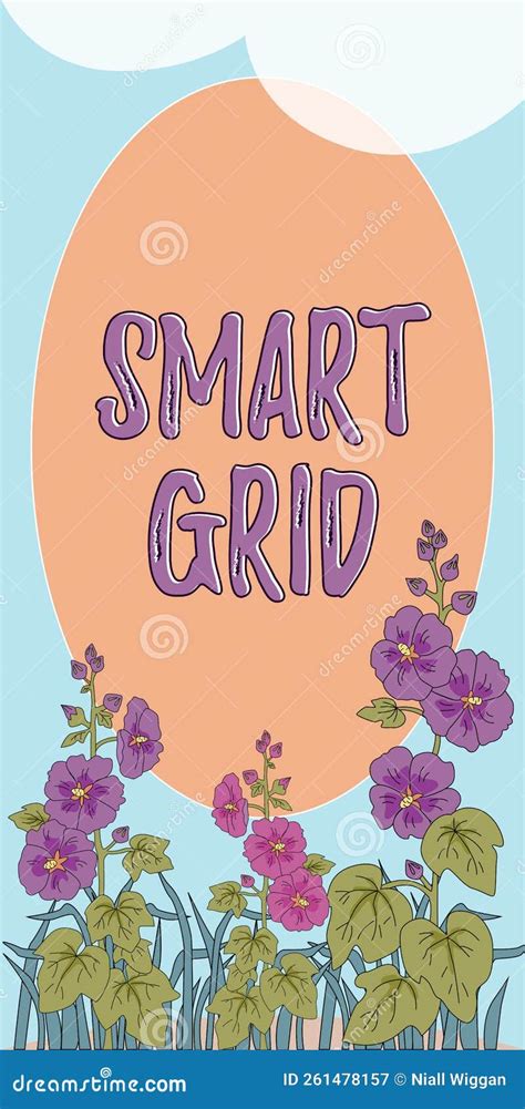 Handwriting Text Smart Grid Concept Meaning Includes Of Operational And Energy Measures