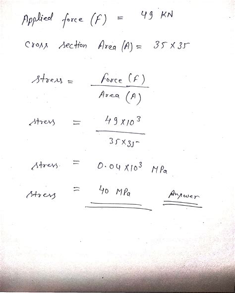 [solved] The Unit Pascal Pa 1pa 1n M2 And Is A Measure Of Stress