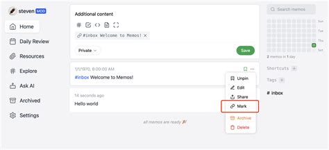 提供对一条 memos 进行类似评论的功能 Issue 1335 usememos memos GitHub