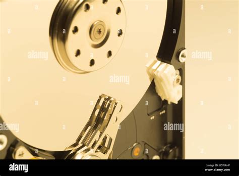 Hdd Open Hard Disk Drive The Concept Of Data Storage Stock Photo Alamy