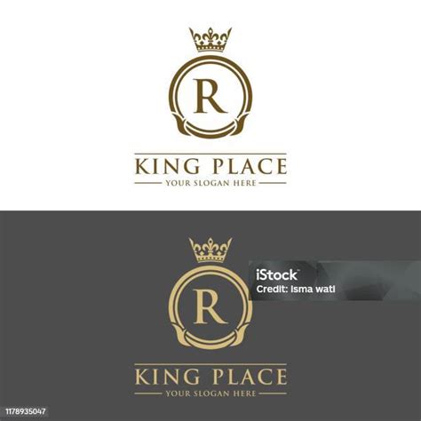 결혼식 레스토랑 로열티 부티크 카페 호텔 헤럴드 보석 패션 및 기타 벡터 일러스트레이션을위한 벡터의 고급 템플릿 기호 기호 왕관에 대한 스톡 벡터 아트 및 기타 이미지