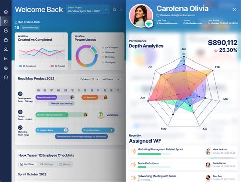 Saas Analytic Workflow Profile By Qais Designer And Front End On Dribbble