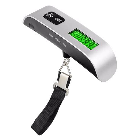Hostweigh Mini Portable Electronic Scale Weight Luggage Scale Digital Travel Hanging Thermometer
