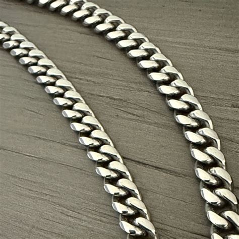 Gld Accessories Cuban Link Chain In White Gold 5mm Poshmark