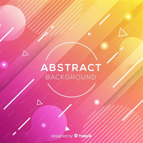 멤피스 스타일의 추상 배경 무료 벡터