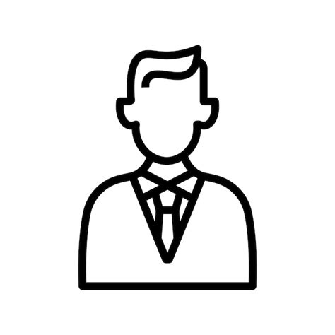 Premium Vector Business Man Vector Icon