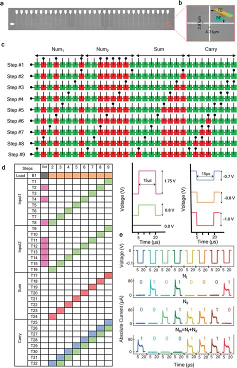 Demonstration Of 32 × 1 Crossbar A An Optical Image Of Our 32 × 1 Download Scientific Diagram