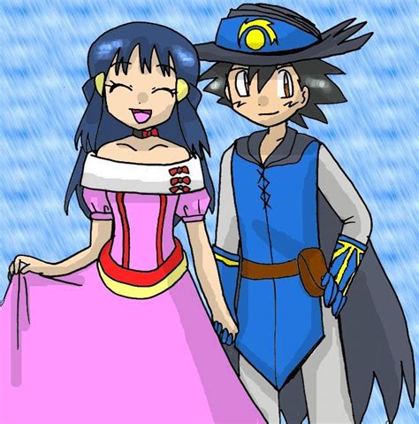 Ash And Dawn Ash And Dawn Fan Art Fanpop