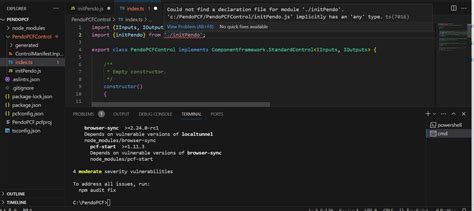 Error While Creating A Pcf Control For Power Apps Pendo Help Center