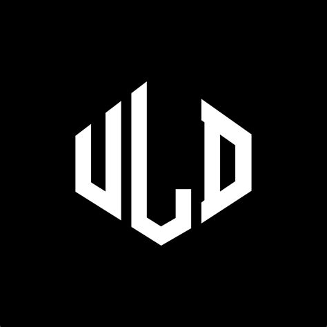 Uld Letter Logo Design With Polygon Shape Uld Polygon And Cube Shape Logo Design Uld Hexagon