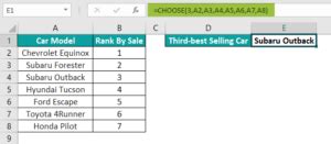 CHOOSE Function In Excel Formula Examples How To Use