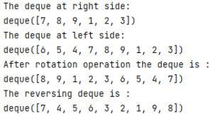 Deque In Python How Deque Works In Python With Examples