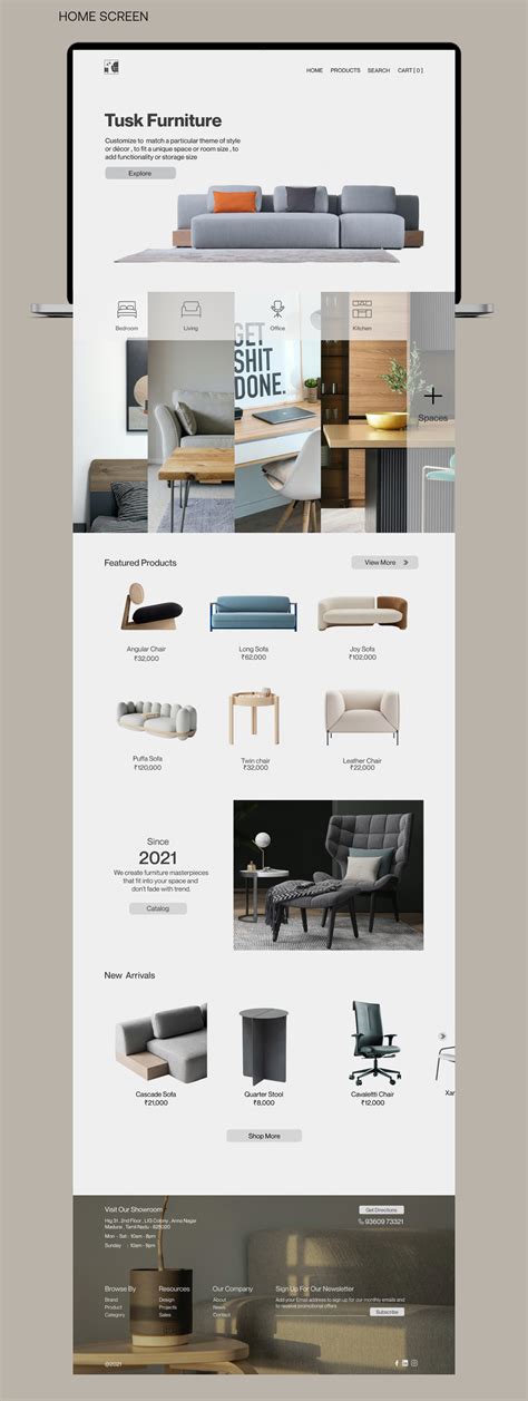Tusk Responsive Web Design Ui Design Behance