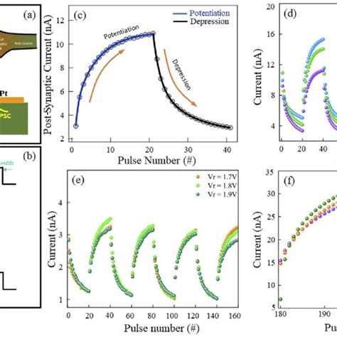 Artificial Synaptic Measurements On Two Terminal Devices A Schematic Download Scientific