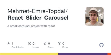 Github Mehmet Emre Topdalreact Slider Carousel A Small Carousel