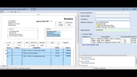 Invoice Ocr Data Capture And Processing Invoices Automatically Exceptions Handling Youtube