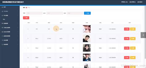 【java项目】基于spring Boot的体质测试数据分析及可视化设计 技术栈