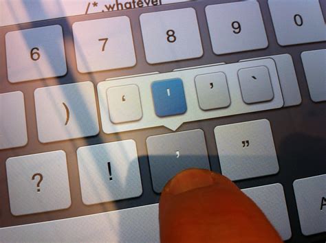 Bit Drifting Typing A Backtick ` In Ios