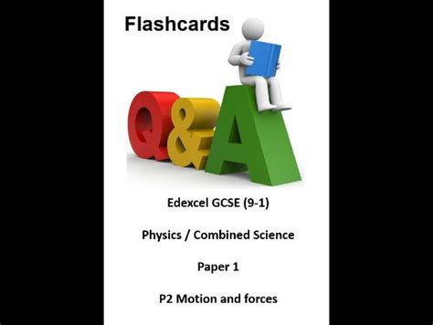 Revision Edexcel 9 1 Gcse Physics Combined Science Topic 2 Motion And Forces Teaching