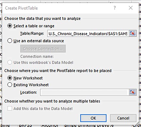 Creating A Simple PivotTable In Excel