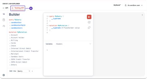 Testing API Swan Docs