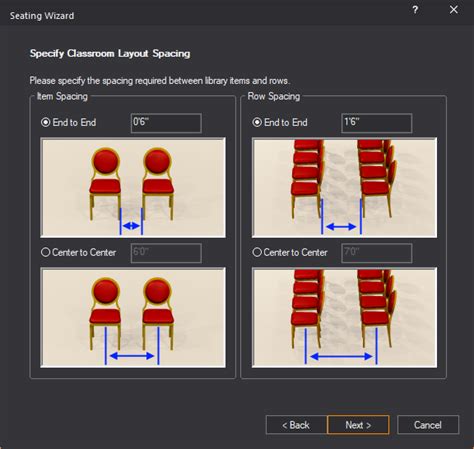 Drawing Multiple Chairs And Tables