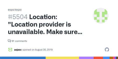 Location Location Provider Is Unavailable Make Sure That Location