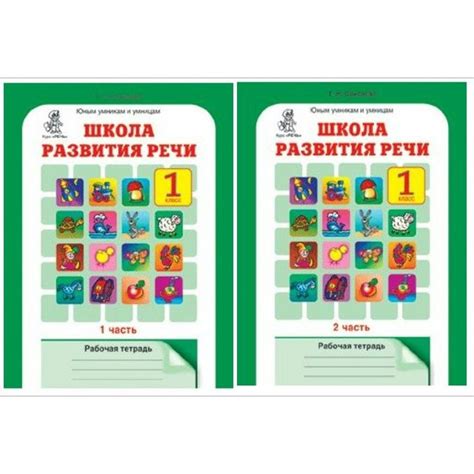 Школа развития речи 1 класс Рабочая тетрадь Юным умникам и умницам Комплект в 2 частях