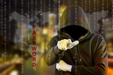 Premium Photo Hackers Programmer Look And Search Data