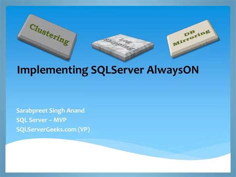 Ppt Implementing Sqlserver Alwayson Powerpoint Presentation Free Download Id5681912