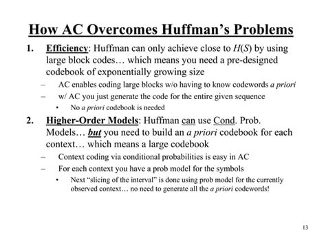 Ch 04 Arithmetic Coding Ppt Ppt