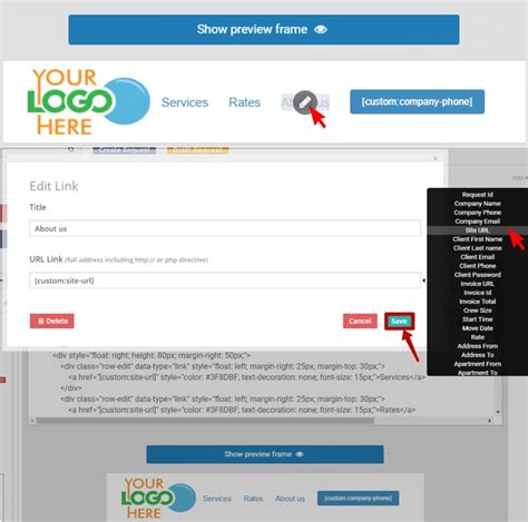 Creating Your Header And Footer Training 3 MoveBoard Documentation