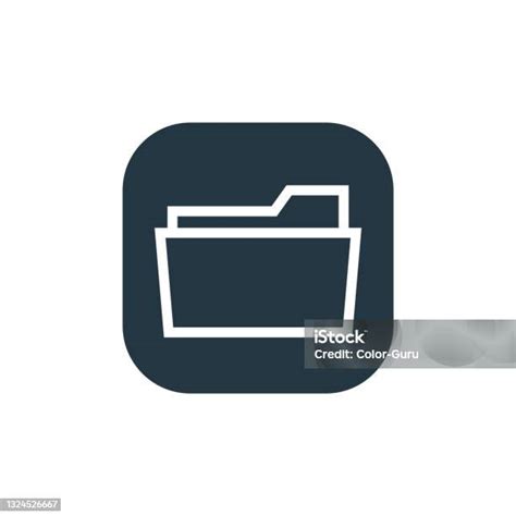 폴더 아이콘을 엽니다 웹 사이트 디자인 및 모바일 앱 개발 인쇄를 위한 글리프 오픈 폴더 아이콘 흰색 배경에서 격리된 채워진 파일 및 폴더 컬렉션에서 폴더 아이콘을 엽니다