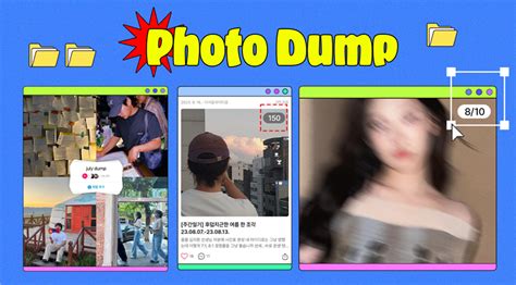 하나의 게시물에 사진을 잔뜩 첨부해서 올림 인스타그램의 경우 최대 첨부 개수인 10장을 꽉 채워서 올리는 식 블로그의 경우 이미지를 100장 가까이 첨부하기도 함