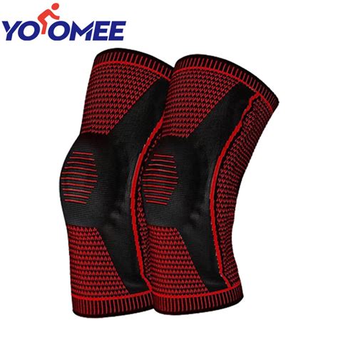 Yoomee สนับเข่ากีฬาซิลิคอนสปริงที่รัดสะโพกยางยืดป้องกันอุปกรณ์ฟิตเนสที่