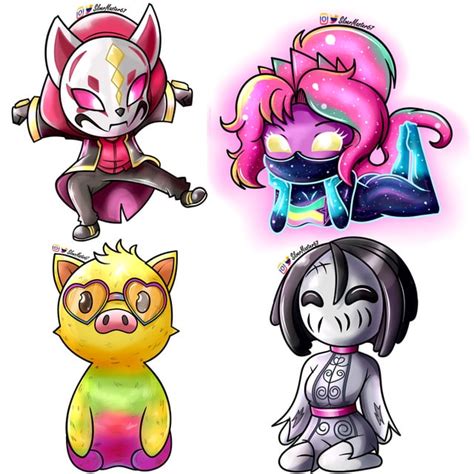 How To Draw Chibi Characters Fortnite