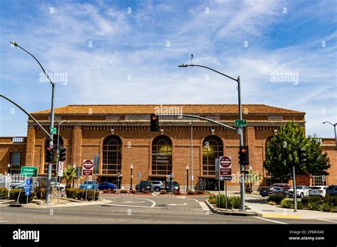 The Sacramento Valley Amtrak Station In Sacramento California Usa Stock
