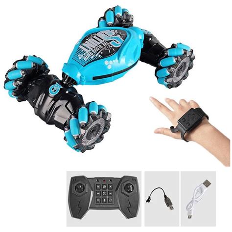 Nevenka Remote Control Stunt Car With Light Music 360 Flips Rotating
