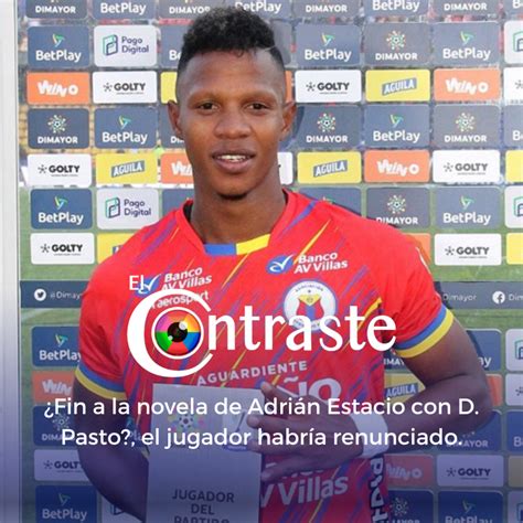 ¿adrián Estacio No Va Más Con Deportivo Pasto