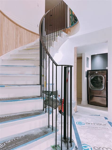 Aaron Gao On Linkedin Curved Steel Railing With Both Volute End Rail