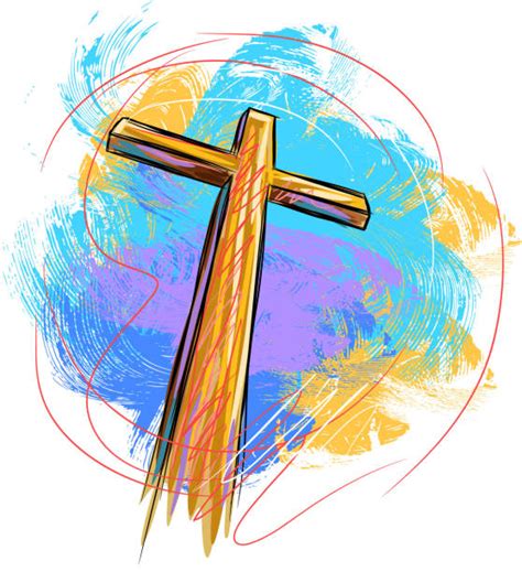Holy Cross Wallpaper Drawing Illustrations Royalty Free Vector