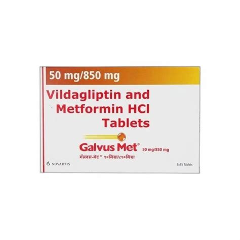 Vildagliptin Metformin Hcl Tablets 50 Mg At Rs 120box In New Delhi
