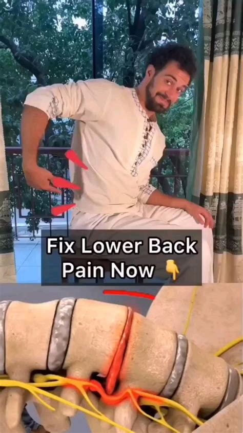 Fix Lower Back Pain Back Pain Low Back Pain Back Pain Exercises