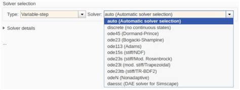 Choosing Right Solver For Code Generation In Simulink Csee