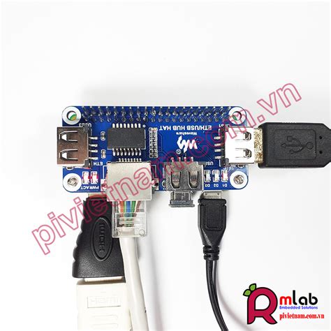 Ethernet USB HUB HAT dành cho Raspberry Pi