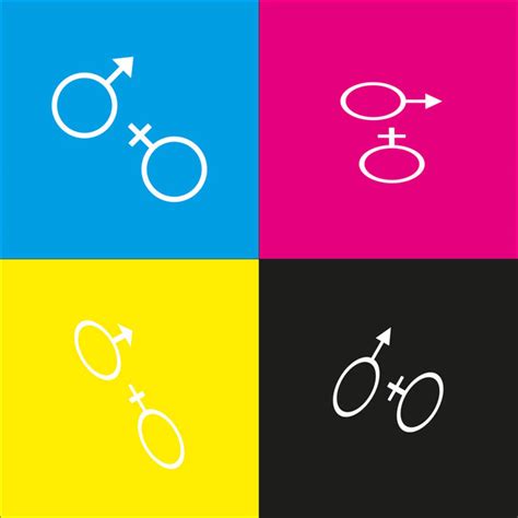 Geslacht Symbool Vetores Sem Royalties