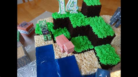 How To Make A Minecraft Cake With Yoyomax12 Youtube