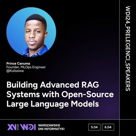 Llmops Llms Ragops Nlp Aiagents Python Enterpriseai Warsawitdays Prince Canuma