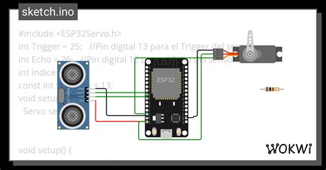 Ultrasonidoesp32 2 Wokwi Esp32 Stm32 Arduino Simulator